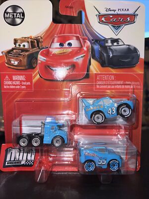 Disney Pixar Cars 3 Pack Mini Racers - Gray King - King - Dinoco ...