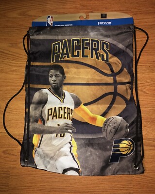 NWT Indiana Pacers George PG13 Drawstring Backpack NBA Forever ...
