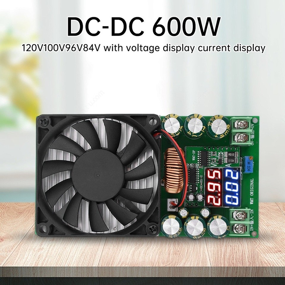600W 20A DC-DC Buck Module CV CC Adjustable Buck Converter 120V 100V ...