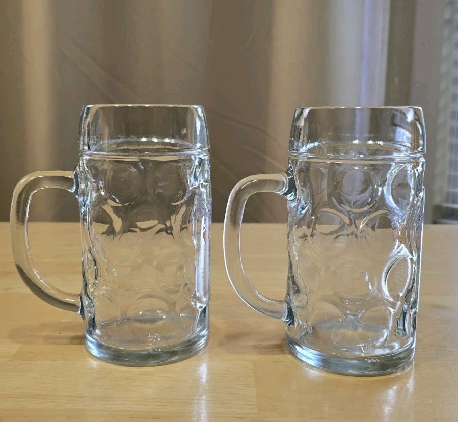 Samuel Adams Beer Glass Octoberfest Dimpled Beer Stein 0.5L, Handle ...