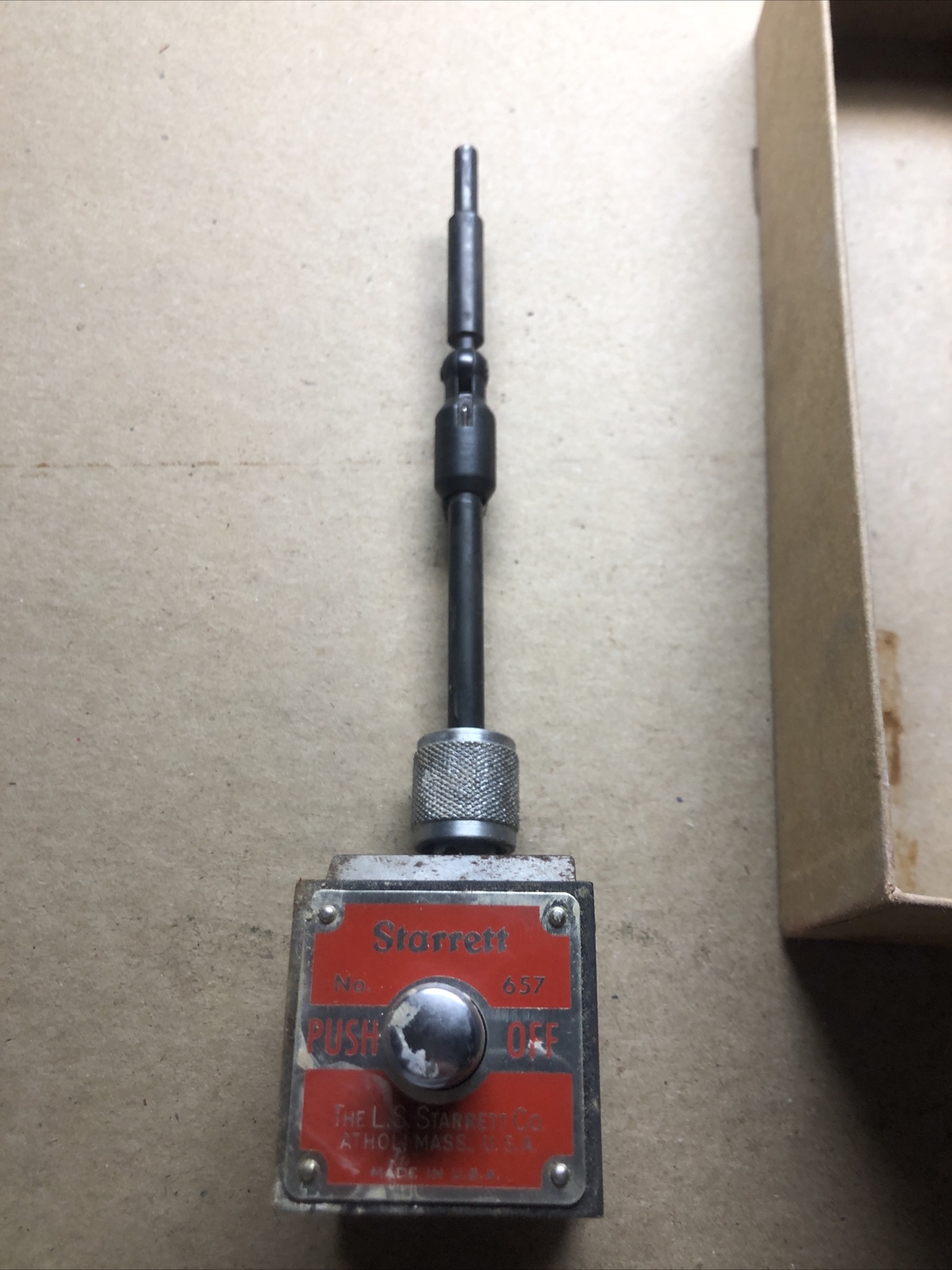 Starrett No. 657a Magnetic Indicator Base. USA | eBay
