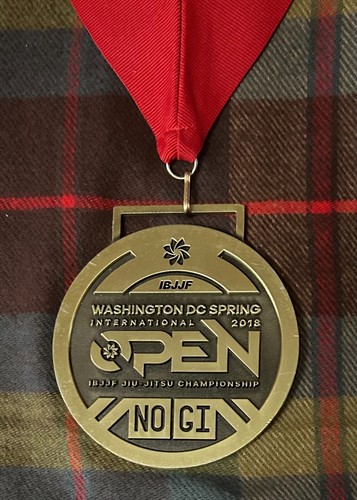 Washington DC 2018 Spring Open IBJJF Jiu-Jitsu NO GI BRONZE Medal w ...