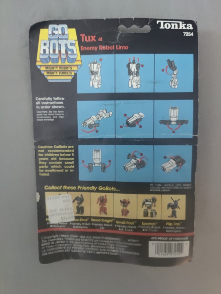 NIB Gobots TUX 1984 Tonka Free Shipping | eBay