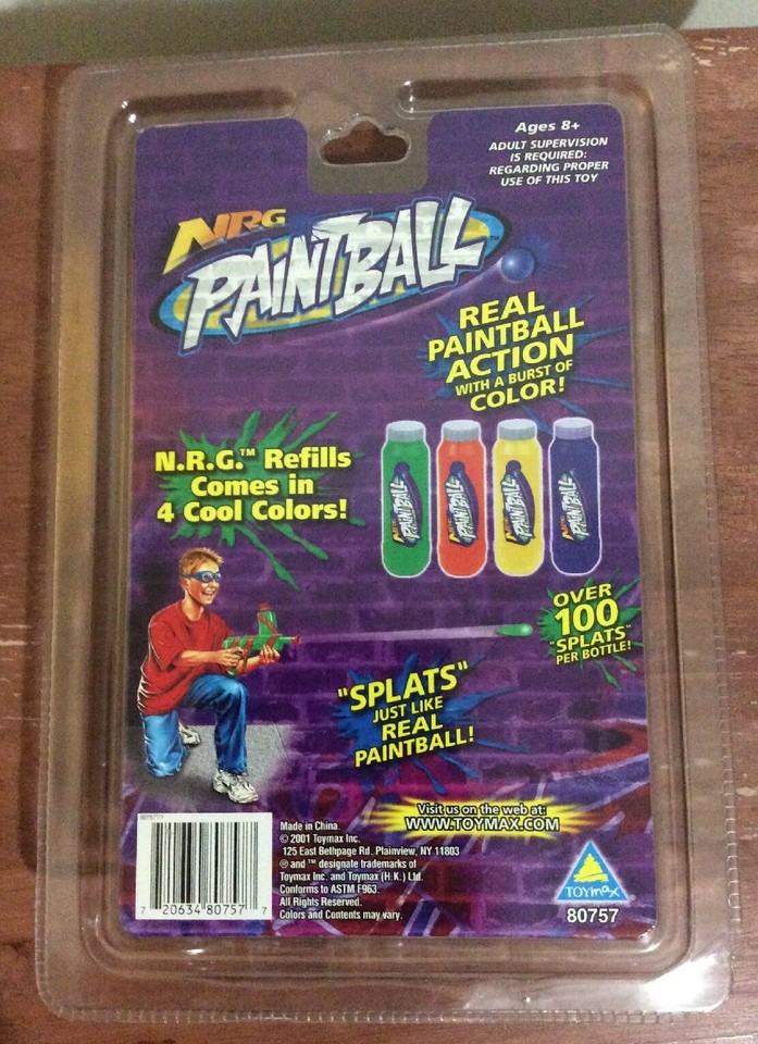 NRG Paintball Color Refill Pack in Green & Orange by Toymax #80757 NEW ...