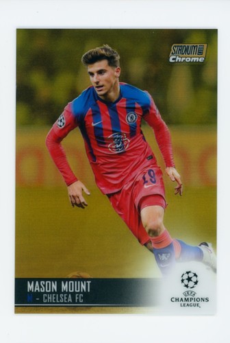 2020-21 Mason Mount Topps Stadium Club Chrome Gold Refractor Chelsea ...