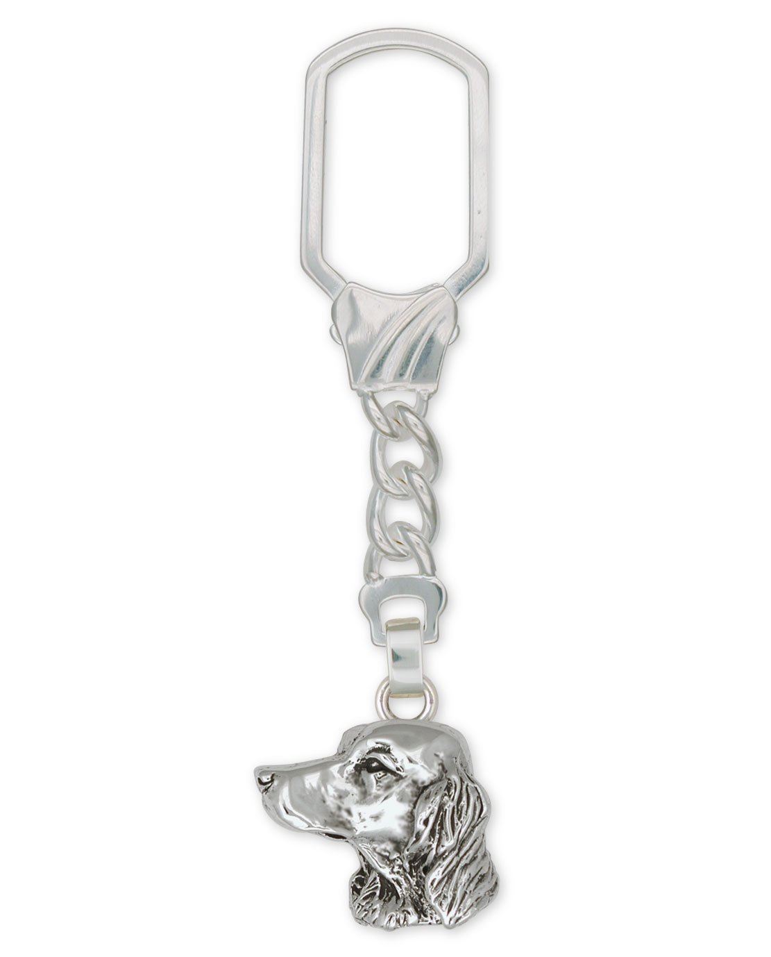 Irish Setter Key Ring Jewelry Sterling Silver Handmade Dog Key Ring IS3 ...