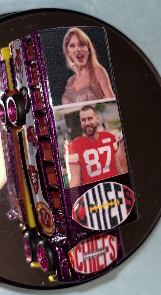 Hot Wheels School Bus Kansas City Chiefs Its A Custom Taylor Swift ...