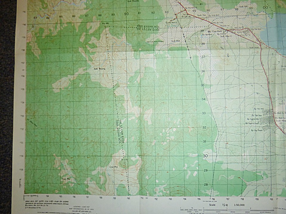6833 iii - MAP - Nha Trang - MACV-SOG - Op Delta - B-52 - Hon Tre ...