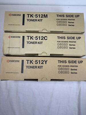 KYOCERA TK-512C - TK-512M - TK-512Y - Toner for C5020 C5030 Series ...