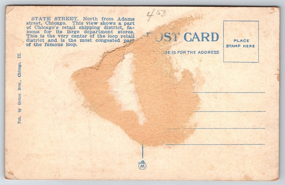 State & Washington Streets Chicago Busy Cars Crowds IL C1910s Postcard ...