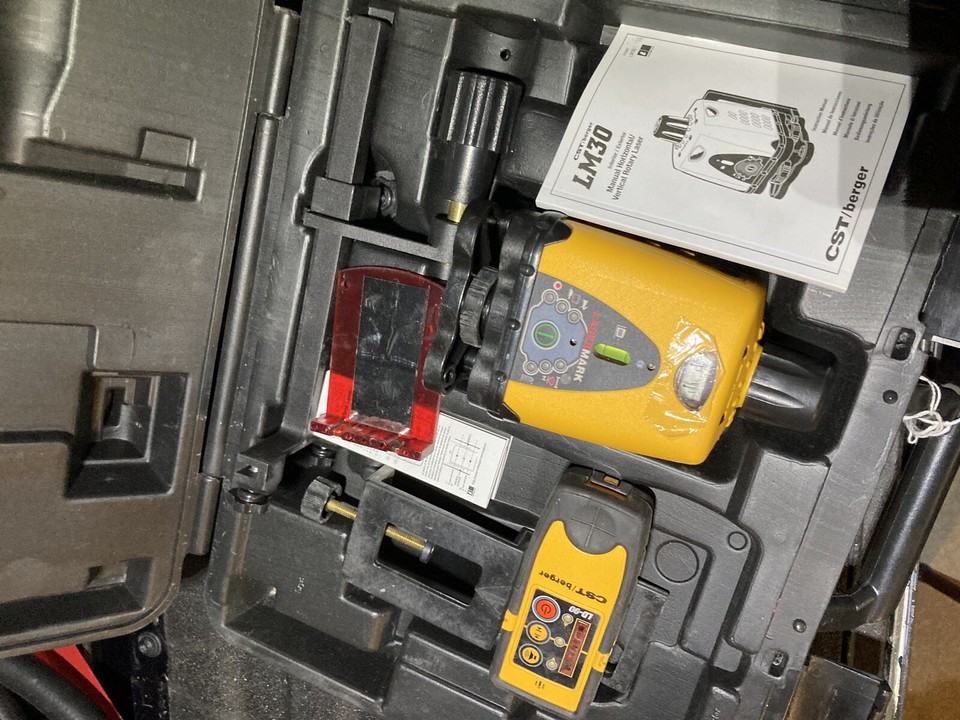 CST/Berger Laser Mark Wizard Rotary LM-30 + Detector LD-100N LaserMark ...