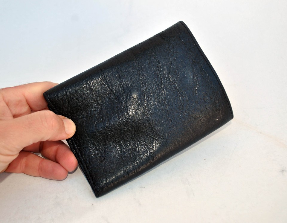 Vintage Gianfranco Ferre Black Leather Wallet | eBay