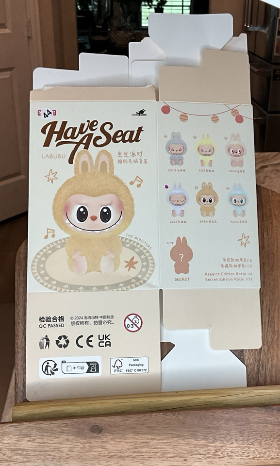 SISI Labubu from Have A Seat - with card and box with QR code | eBay