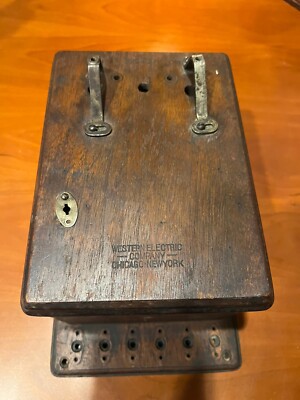 Telegraph bridging box. Telephone or telegraph box. Patented 1878. | eBay