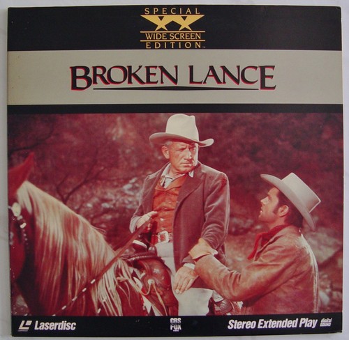 BROKEN LANCE Spencer Tracy Katy Jurado Western Widescreen LASERDISC ...