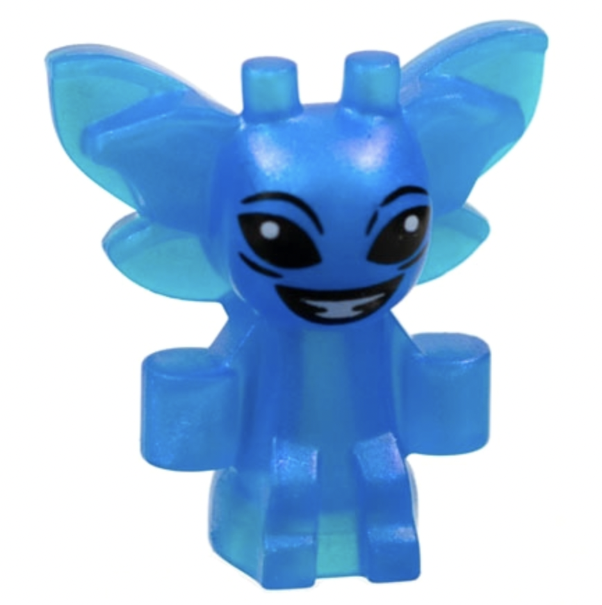 Lego New Satin Trans-Dark Blue Cornish Pixie Harry Potter Hogwarts ...