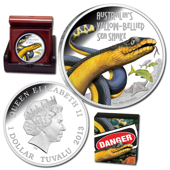 2013 Dangerous Series Yellow Bellied Sea Snake Excellent Condition ...