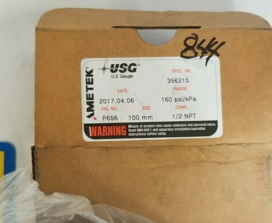 Ametek USG P656 Gauge 0-160 PSI 356215 | eBay