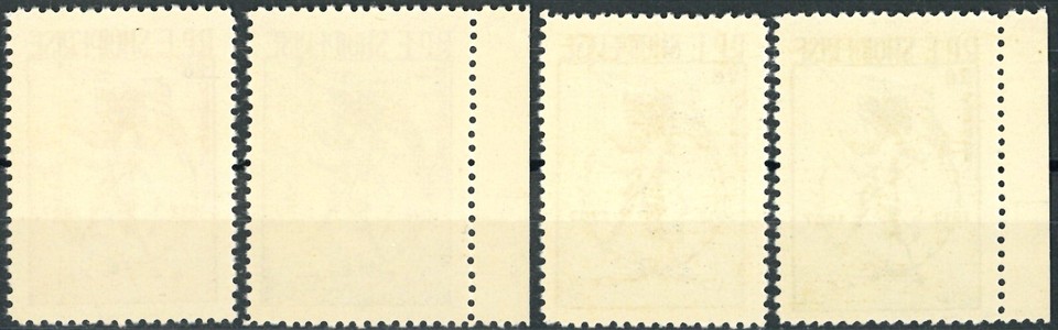 ALBANIA SHQIPERIA OLD STAMPS 1957 The 45th Anniversary of Independence ...