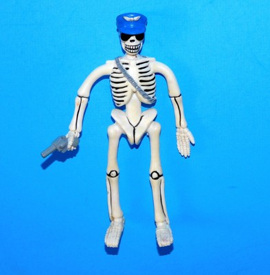 1994 TNT SKELETON POLICE OFFICER RUBBER BENDY SKELETON COP FIGURE | eBay
