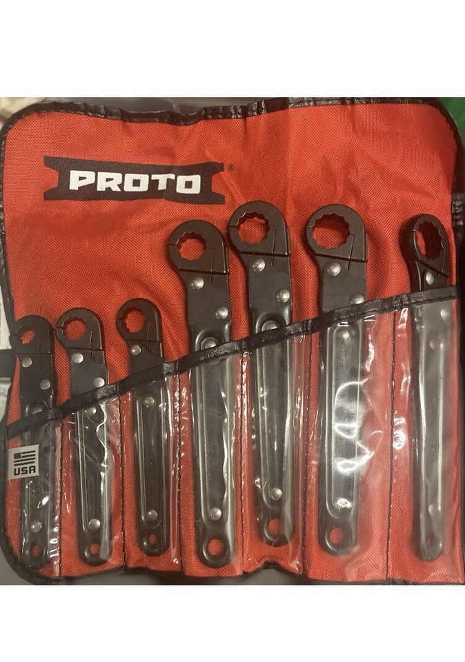 Proto 7 Piece Ratcheting Flare Wrench Sets. X2 | eBay