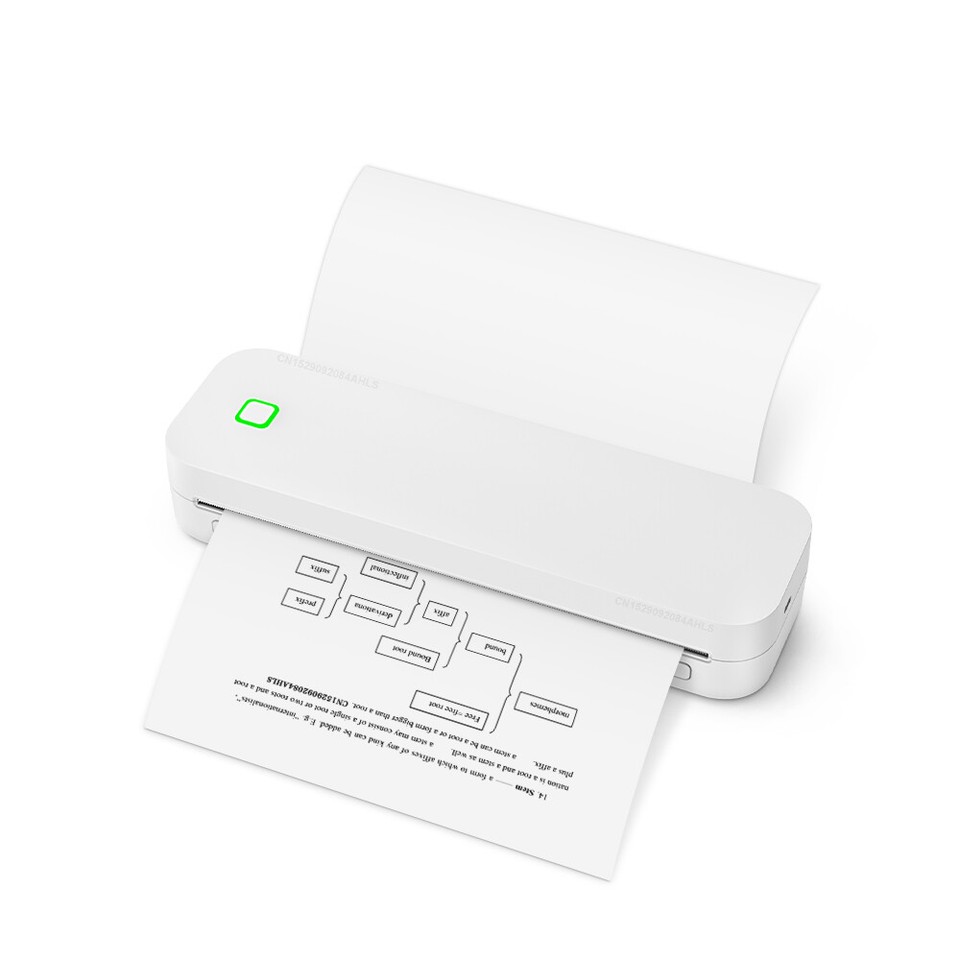 Wireless Bluetooth Letter / A4 Thermal Printer Portable for Mobile ...