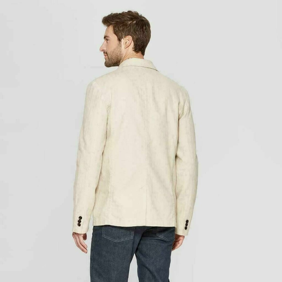 Goodfellow & Co Men's Standard Fit Blazer - Light Taupe - Sizes - New w ...