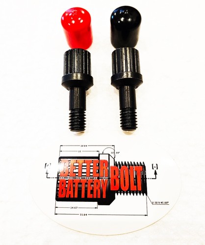 Universal Fitment GM Style Side Post Battery Terminal Bolts Double ...