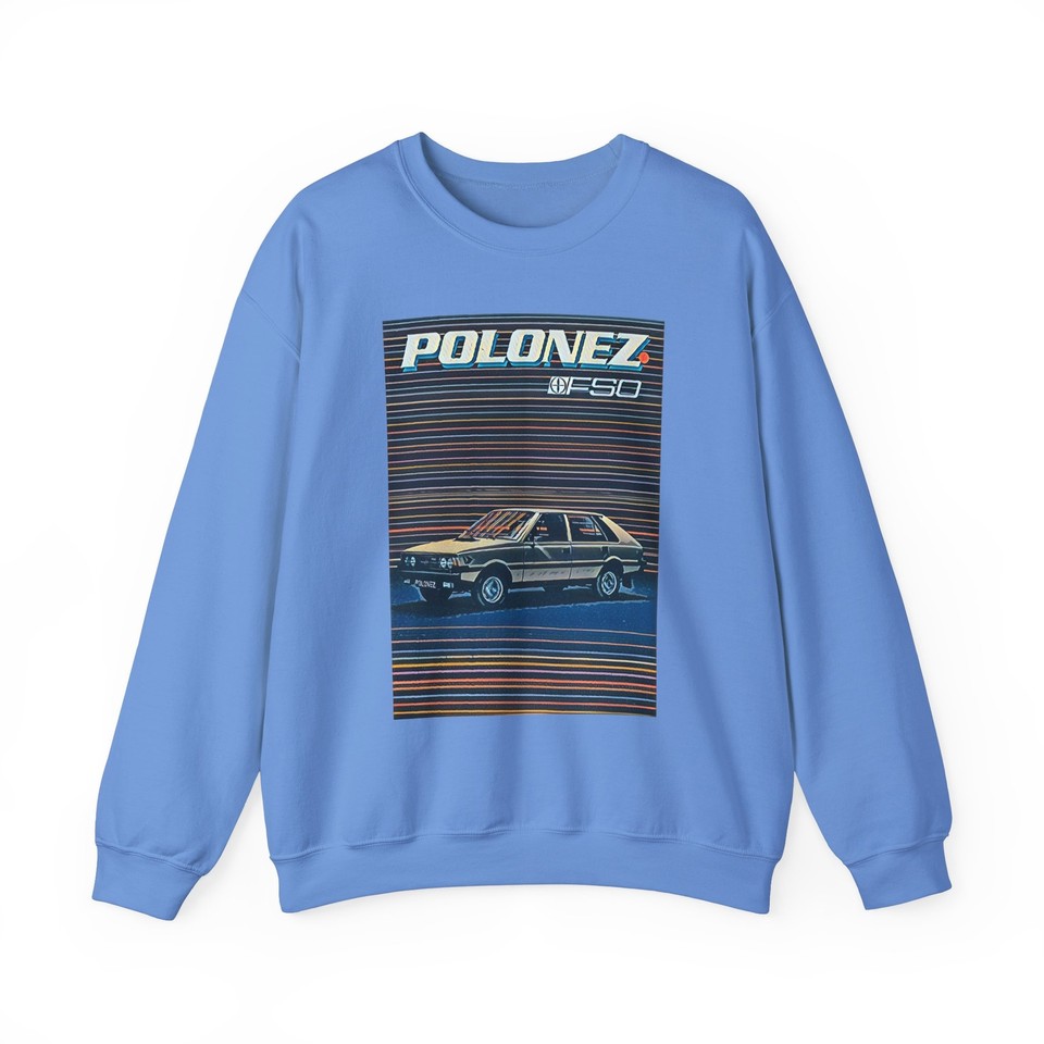 FSO Polonez Graphic Print Car Art LS Unisex Heavy Blend™ Crewneck ...