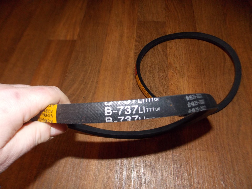 2pcs B-737 V-Belts Drive Belt 737mm Inner Girth Rubber for Power ...