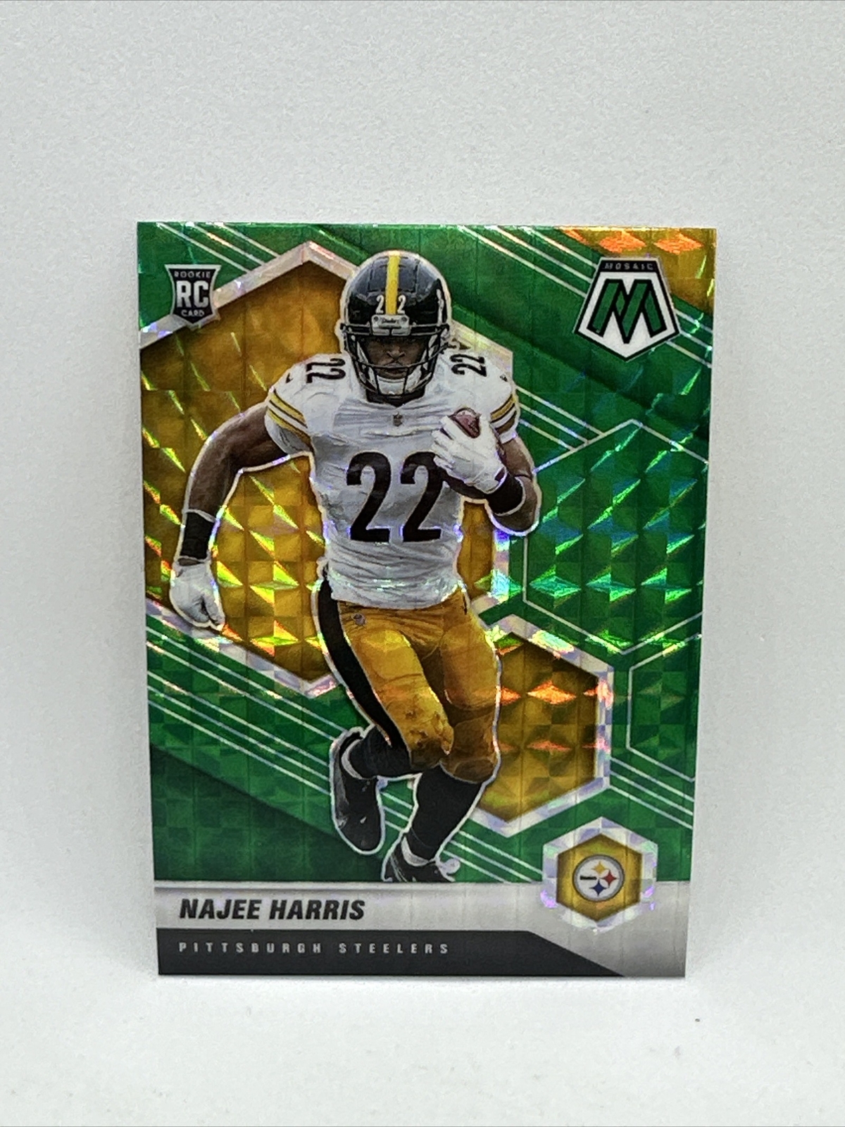 2021 Panini Classics Najee Harris #163 Green Mosaic RC Pittsburgh ...