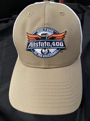 2005 Brickyard- Allstate 400- Safety cap/hat! Rare! | eBay