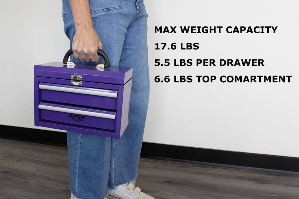 11-Inch 2-Drawer Hand-Held Micro Tool Box | eBay