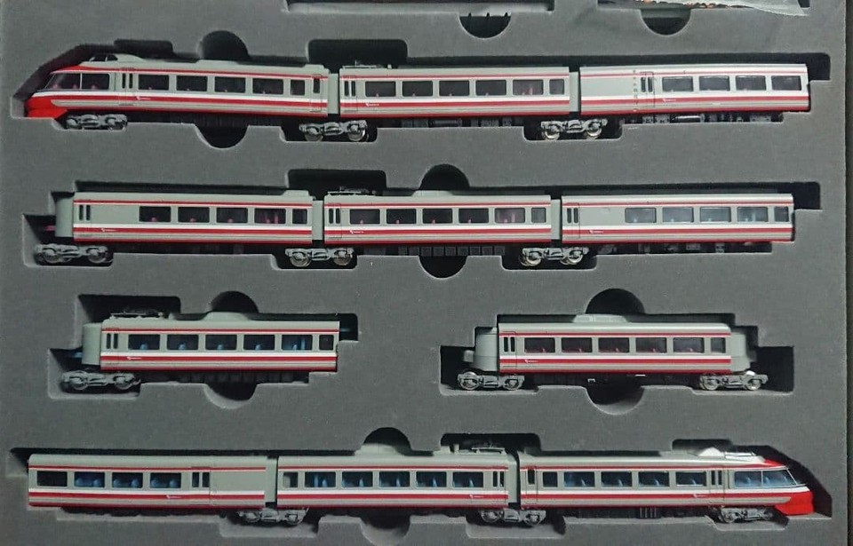 N gauge TOMIX Odakyu Romance Car LSE revival old paint with brand mark ...