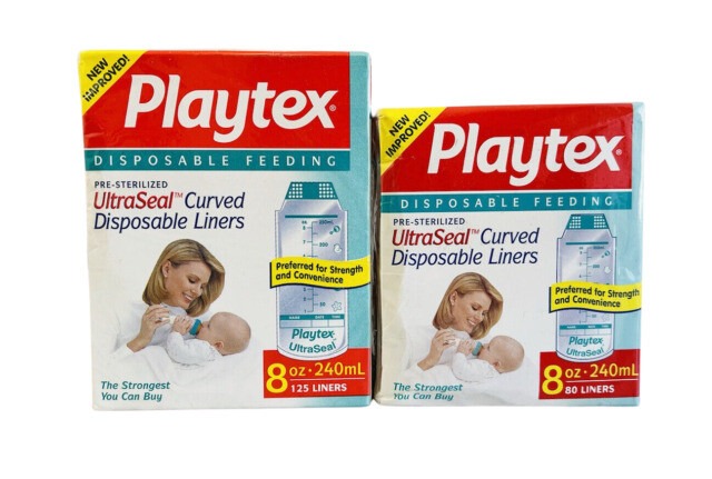 Playtex UltraSeal Curved Disposable Liners - 8 oz, 250 in a Box for ...
