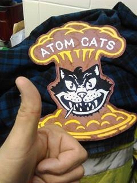 Fallout 4 Atom Cats - Back Patch & 2 small Front Pocket Arm Logos ...