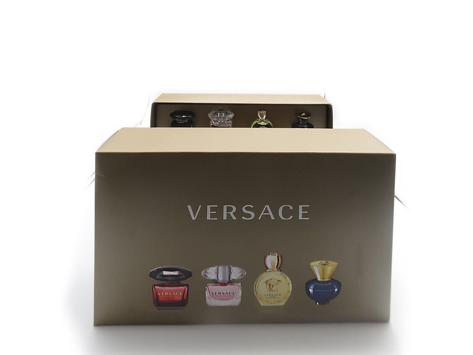 Versace Gifts & Sets Womens Splash Mini Set (Noir, Yellow, Turquise and ...