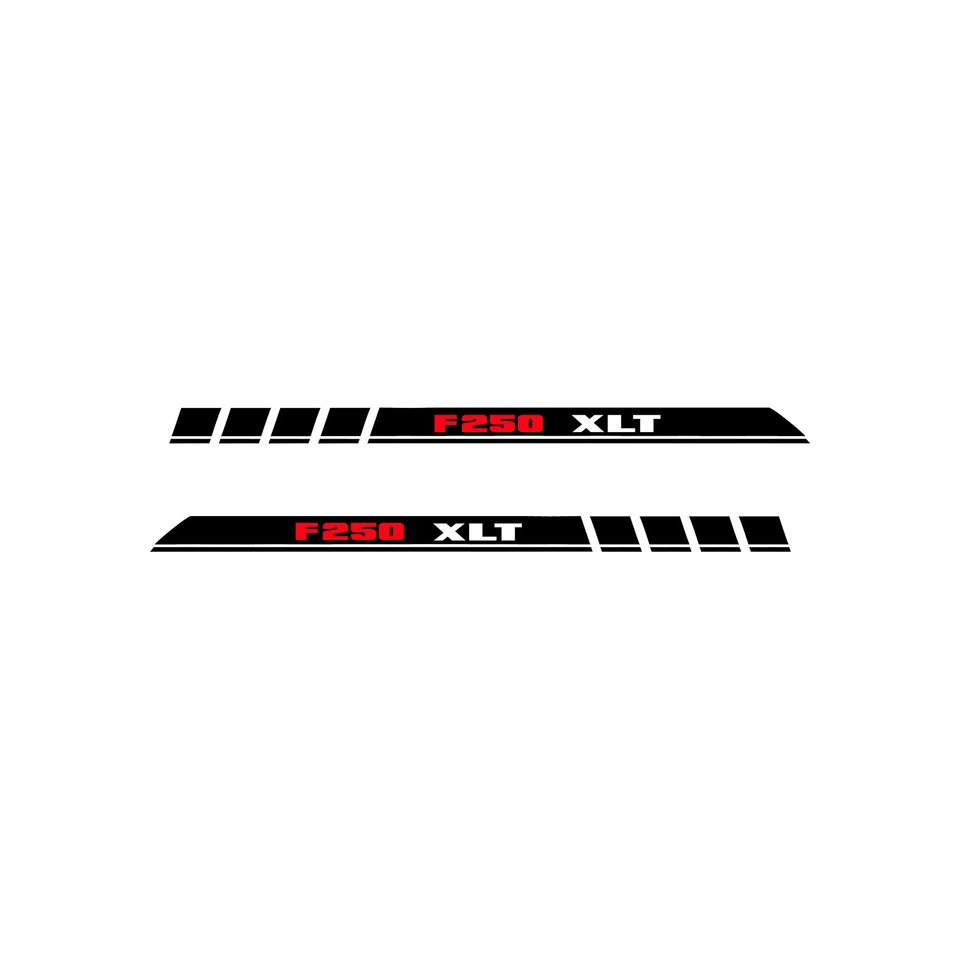 Car Hood Emblem Vinyl Decals for Ford F250 F-250 Super Duty XLT Pickup ...