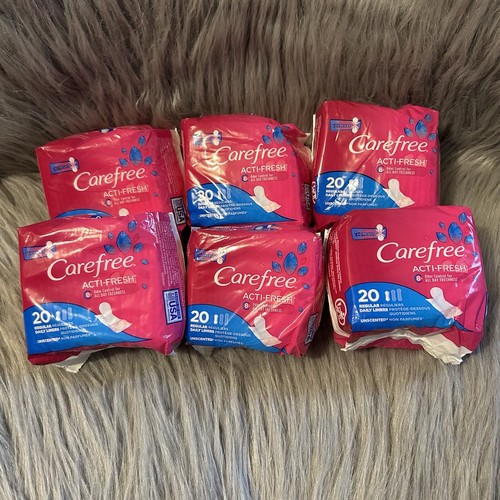 Carefree Unscented Daily Panty Liners Regular Acti-Fresh Order Control ...