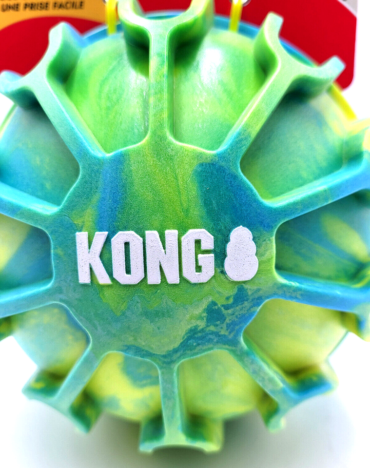 KONG Sport FlexBall XL Bouncy Floating Easy Grip Dog Fetch Toy 7.5" | eBay