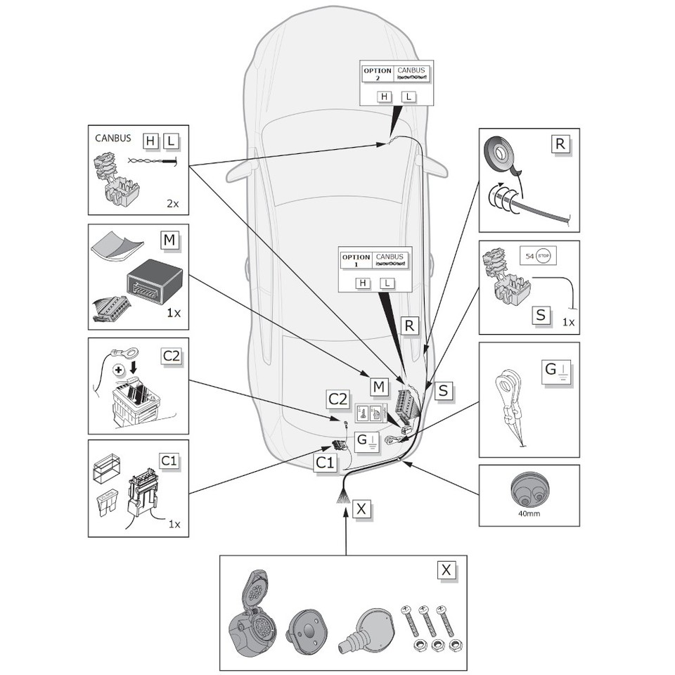Für BMW 1er E81 E87 04-11 AutoHak Anhängerkupplung abnehmbar mit ...