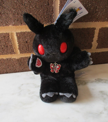 Build-A-Bear Mini Beans Mothman 7" Red Moth Charm Necklace. | eBay