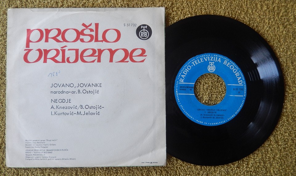 PROSLO VRIJEME _ JOVANO, JOVANKE 7'' EX_YUGOSLAVIA | eBay