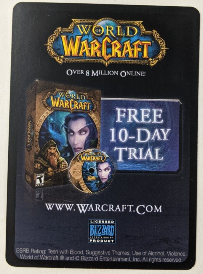 Arcane Dust World of Warcraft TCG CCG Recipe Ad Card WOW Crafting Game ...
