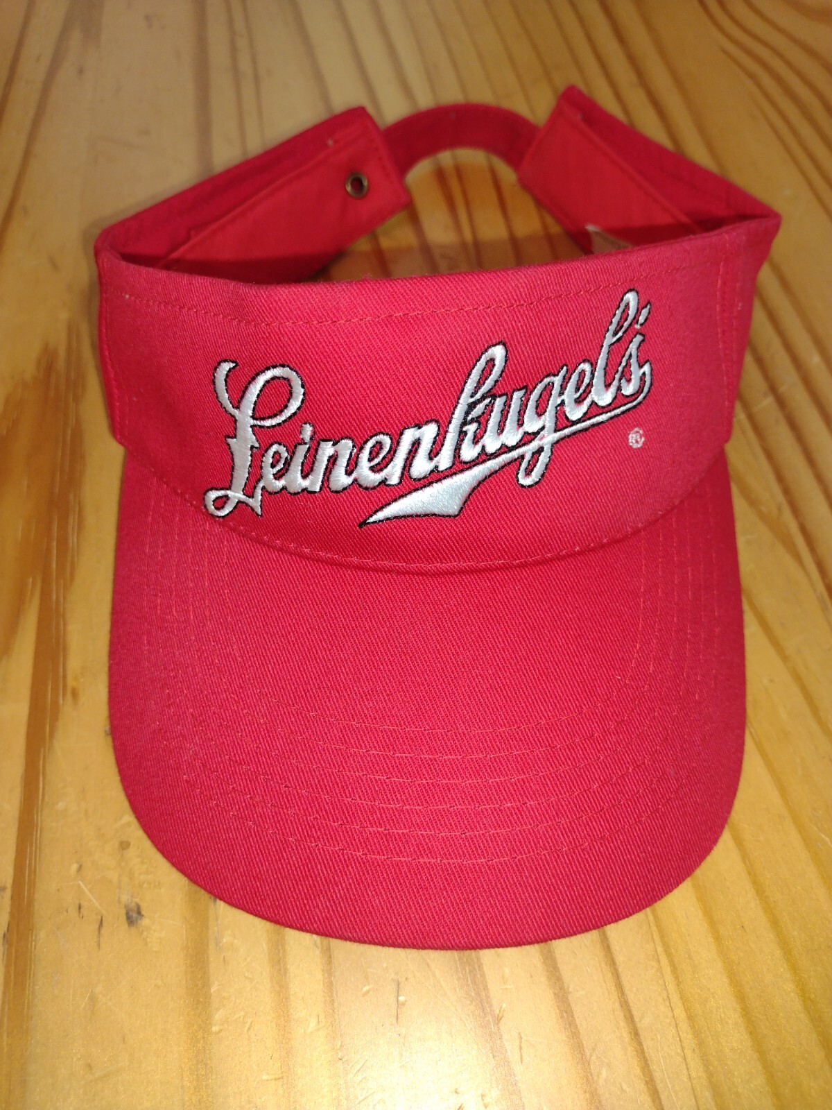 Leinenkugel’s Red Adjustable Visor Cap Hat Embroidere… - Gem