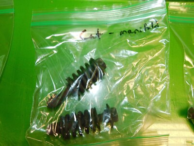 90-93 Integra OEM exhaust manifold downpipe - converter bolts springs ...