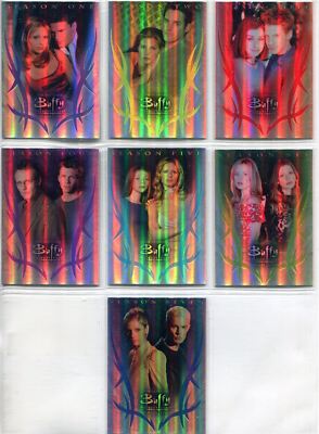Buffy TVS Ultimate Collection Exclusive 7 Card Season Premium Foil ...