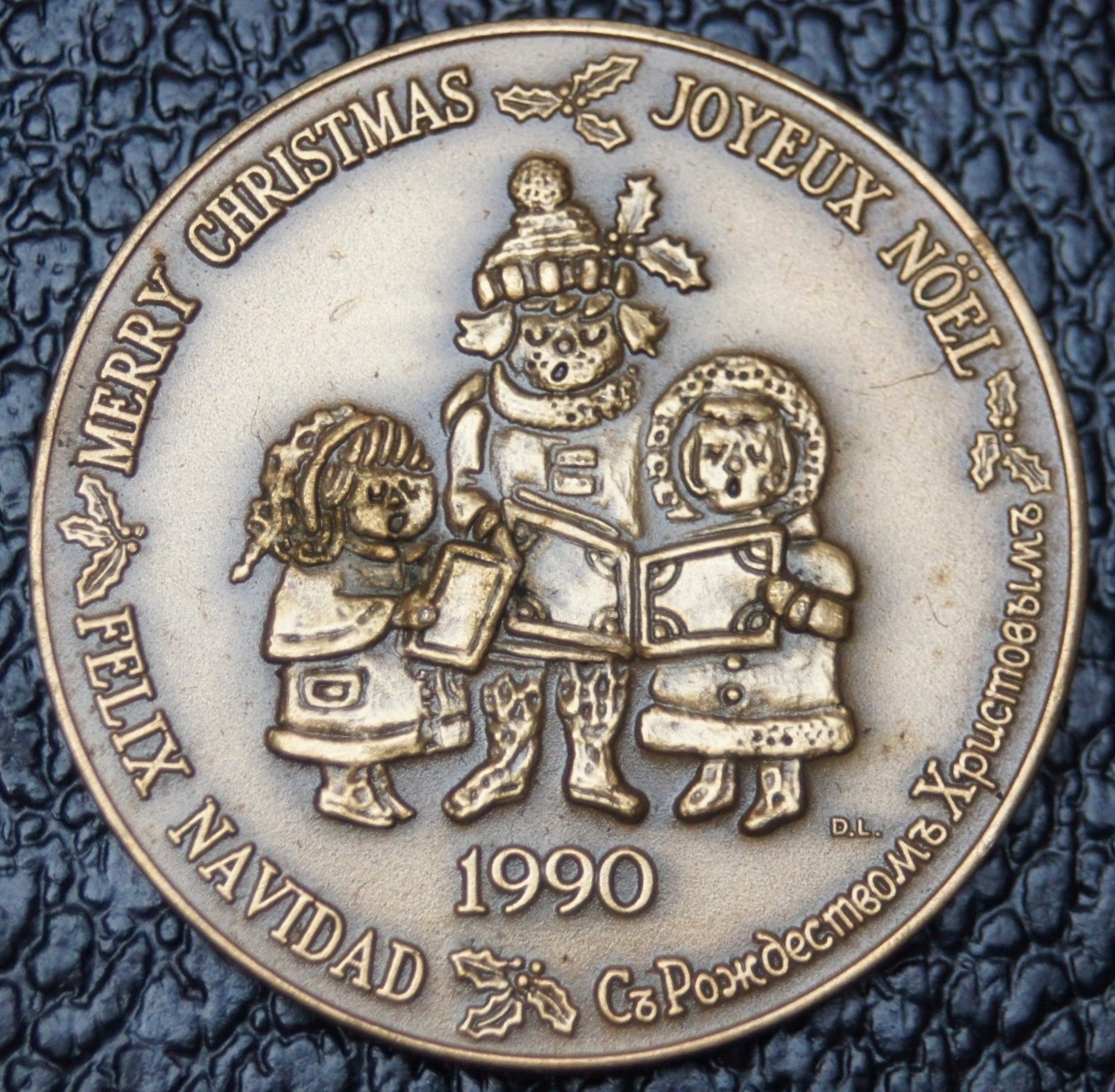 1990 MERRY CHRISTMAS-JOYEUX NOEL-FELIX NAVIDAD - GORD NICHOLS - MEDAL ...