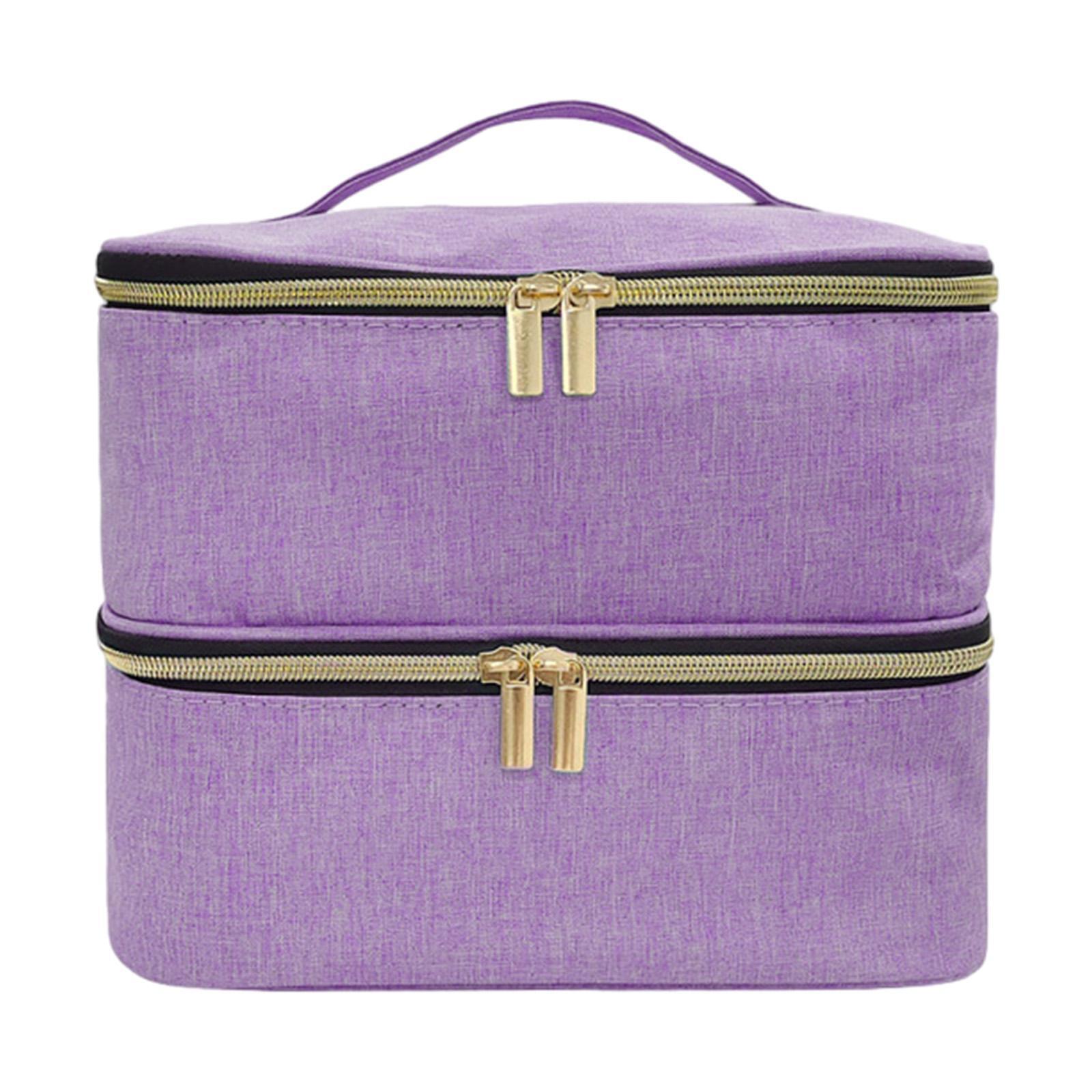 Nail Polish Organizer Case Portable Oxford Cloth Gel Nail Polish ...