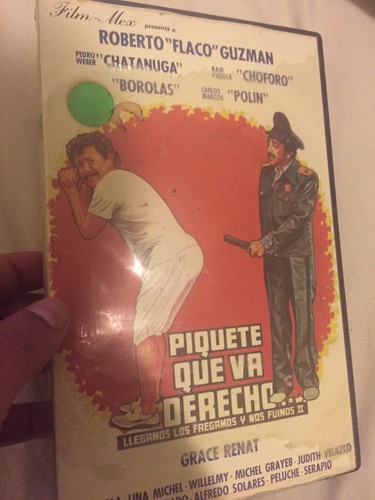 RARE FLACO GUZMAN VHS PIQUETE QUE VA DERECHO COMEDY | eBay
